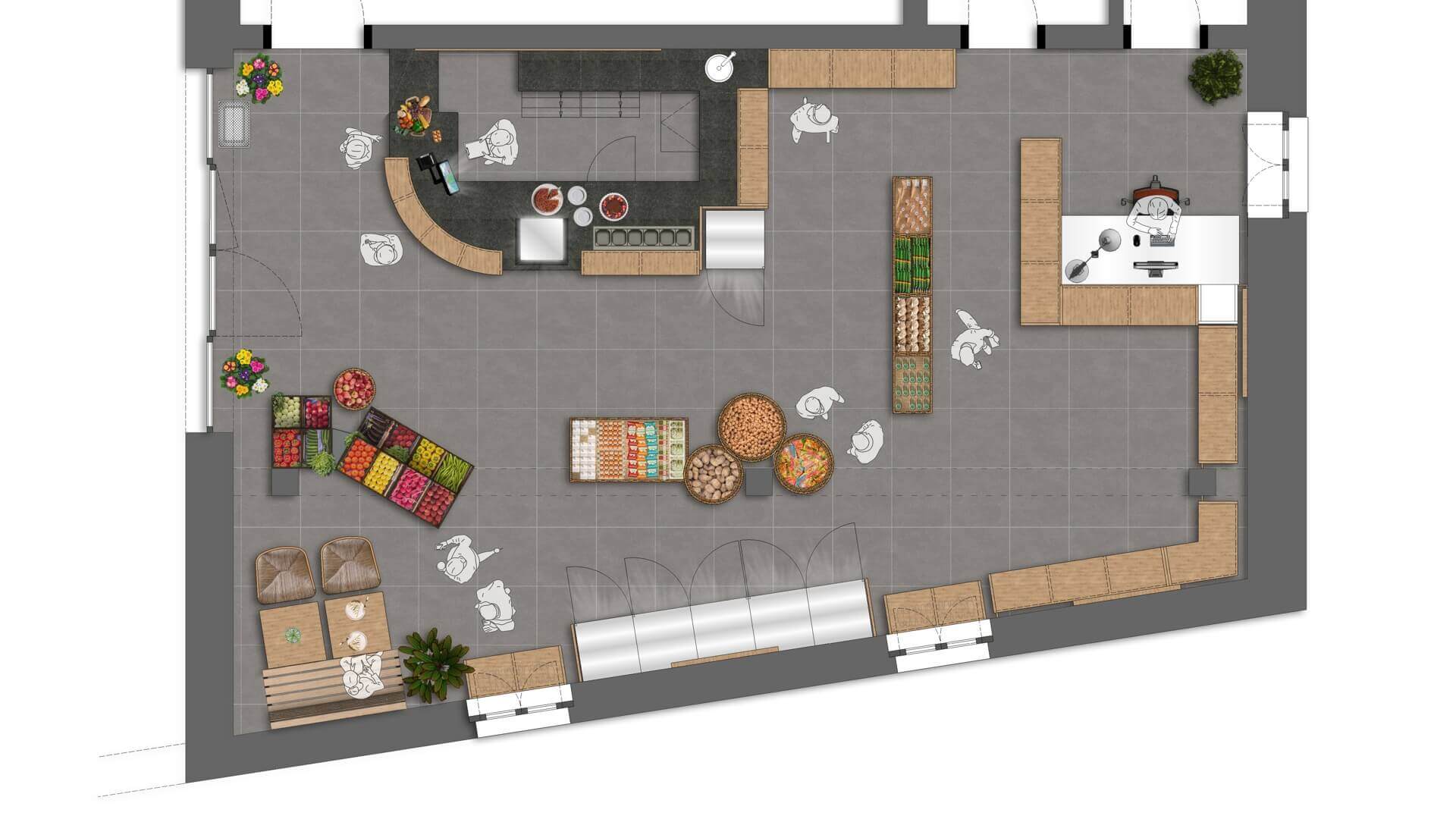 simus RAUMKONZEPTE - Bioladen Oberhof, Bad Homburg v.d.H.